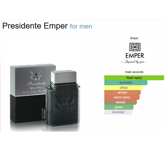 EMPER PRESIDENTE OFFICIAL EDITION EDT 100ML PRICE IN PAKISTAN – The ...