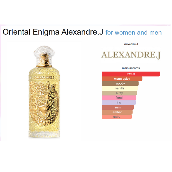 Alexander J. - Oriental Enigma Eau de Parfum - 100ml – The Vault Pk