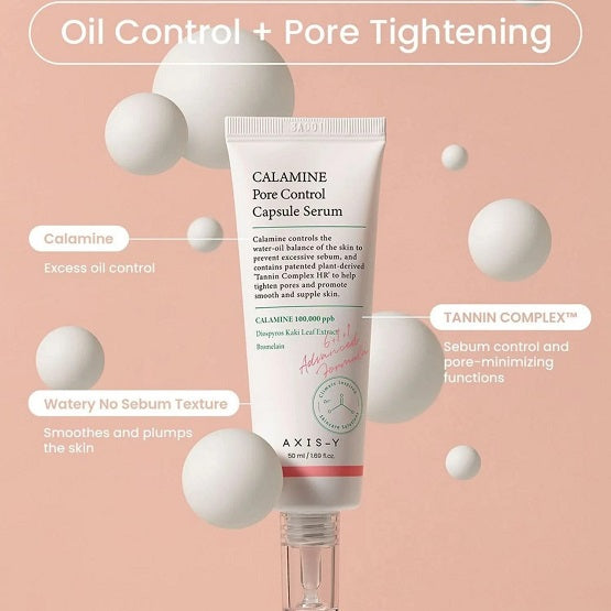 AXIS-Y - CALAMINE Pore Control Capsule Serum - 50ML – The Vault Pk