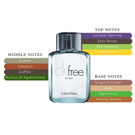 CALVIN KLEIN - FREE FOR MEN EDT - 100ML – The Vault Pk