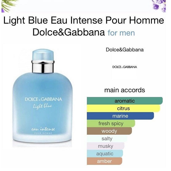 Dolce & Gabbana - LIGHT BLUE EAU INTENSE MEN EDP - 200ML – The Vault Pk
