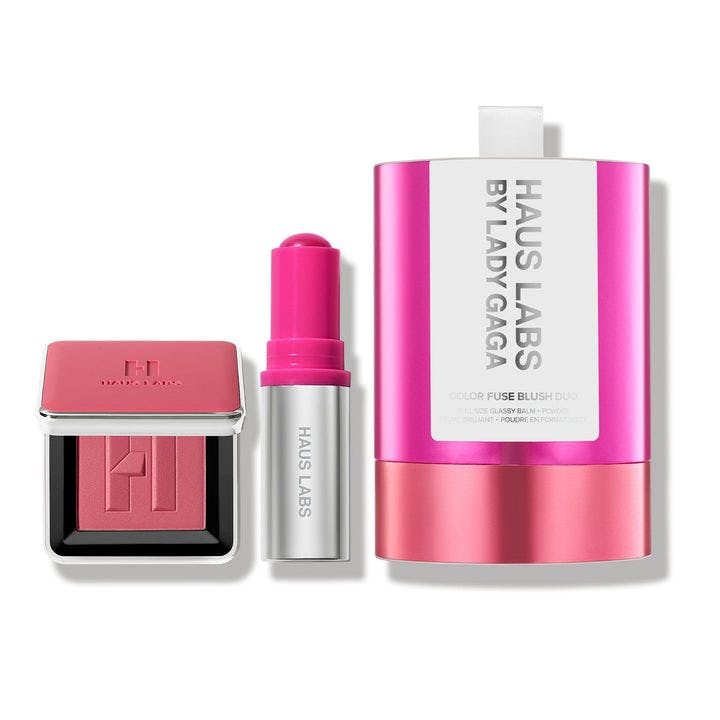 HAUS LABS - Color Fuse Innovation Glassy Balm + Powder Blush Duo – The ...